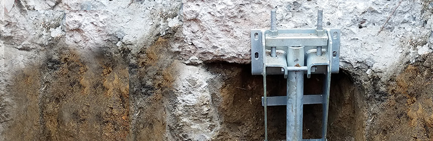 Richmond Helical Piers & Piles Install: Foundation Construction